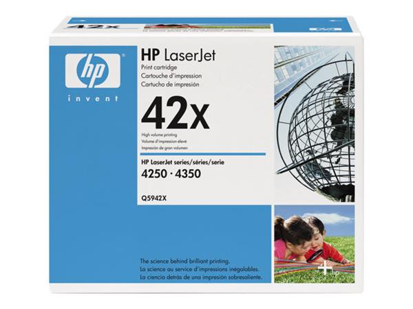 HP 42X 2-pack High Yield Black Original LaserJet Toner Cartridges ...