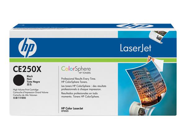 HP 504X High Yield Black Original LaserJet Toner Cartridge (CE250X ...