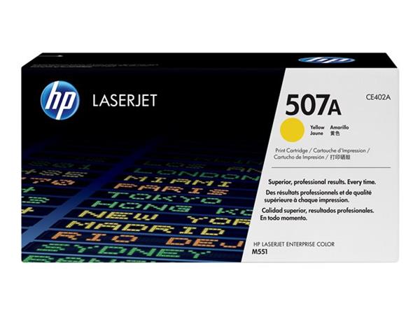 HP 507A Yellow Original LaserJet Toner Cartridge (CE402A) | EE Store