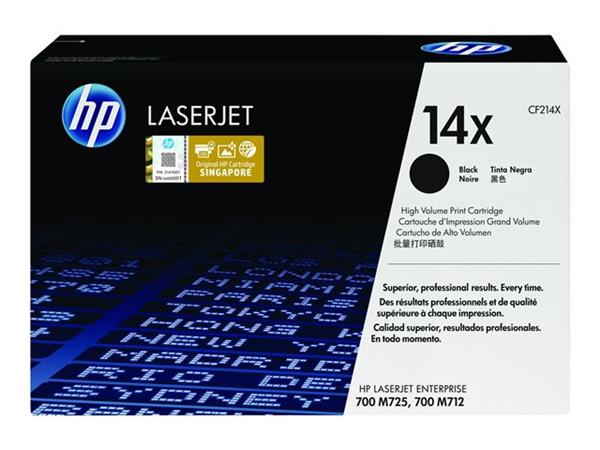 HP 14X High Yield Black Original LaserJet Toner Cartridge (CF214X) | EE ...