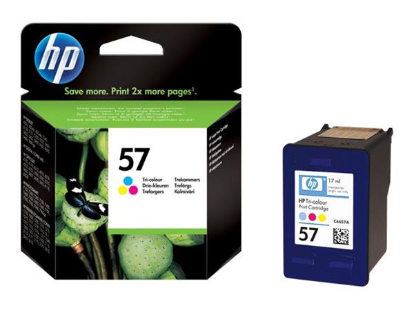HP 57 Tri-colour Original Ink Cartridge (C6657AE) | EE Store