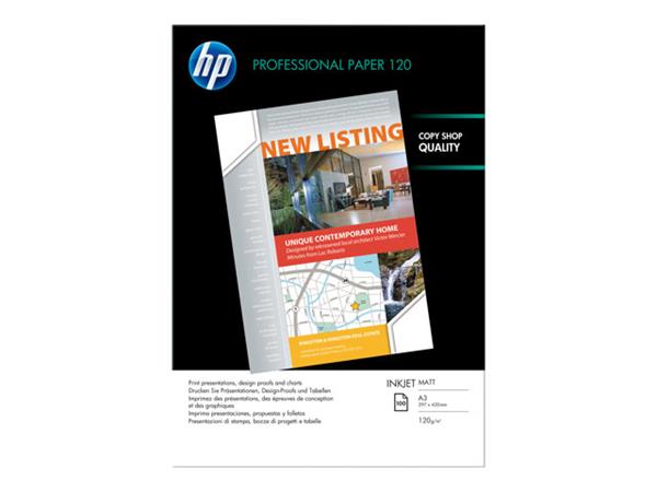 HP Professional Matt Inkjet Paper-200 sheet/A4/210 x 297 mm (Q6593A ...