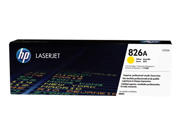 HP 826A Yellow Original LaserJet Toner Cartridge (CF312A) | EE Store