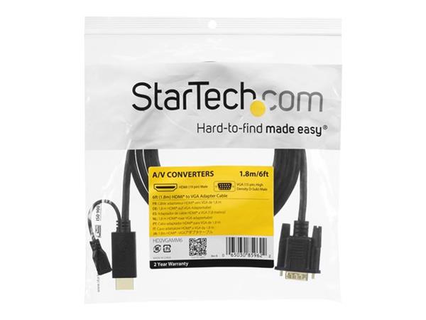 StarTech.com 10ft HDMI to VGA adapter cable (HD2VGAMM10) | EE Store