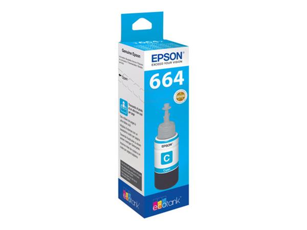 Epson T6642 Cyan Ink Bottle L-Series Ink Tank (C13T664240) | EE Store