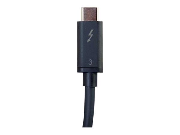 C2G 2m Thunderbolt 3 Cable (20Gbps) - 4K support - Black (88839) | EE Store