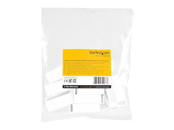 StarTech.com Segmented Wire Cable Raceway Duct End Piece (CBMCWD5020E ...