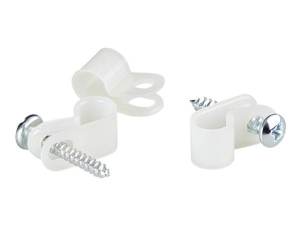 StarTech.com 100 Pack of Screw Down Cable Clamps - Large (CBMSDCC3 ...