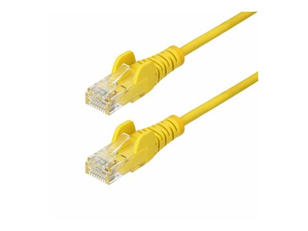 StarTech.com 2m Yellow Slim CAT6 Cable (N6PAT200CMYLS) | EE Store